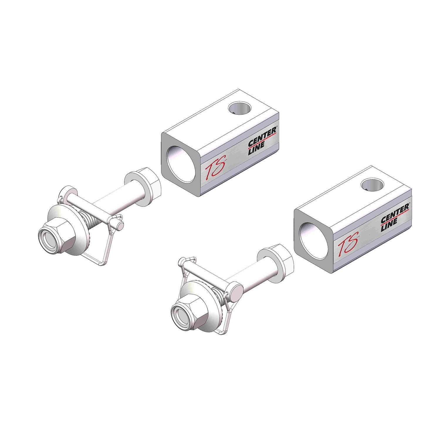 Husky Towing Replacement Right and Left Trunnion/Bolts/D Pin for Husky