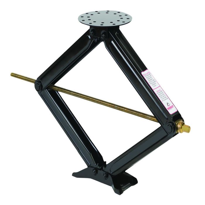 Husky Towing 30in H, 6,500lbs Black, Steel, Single, Mechanical ...