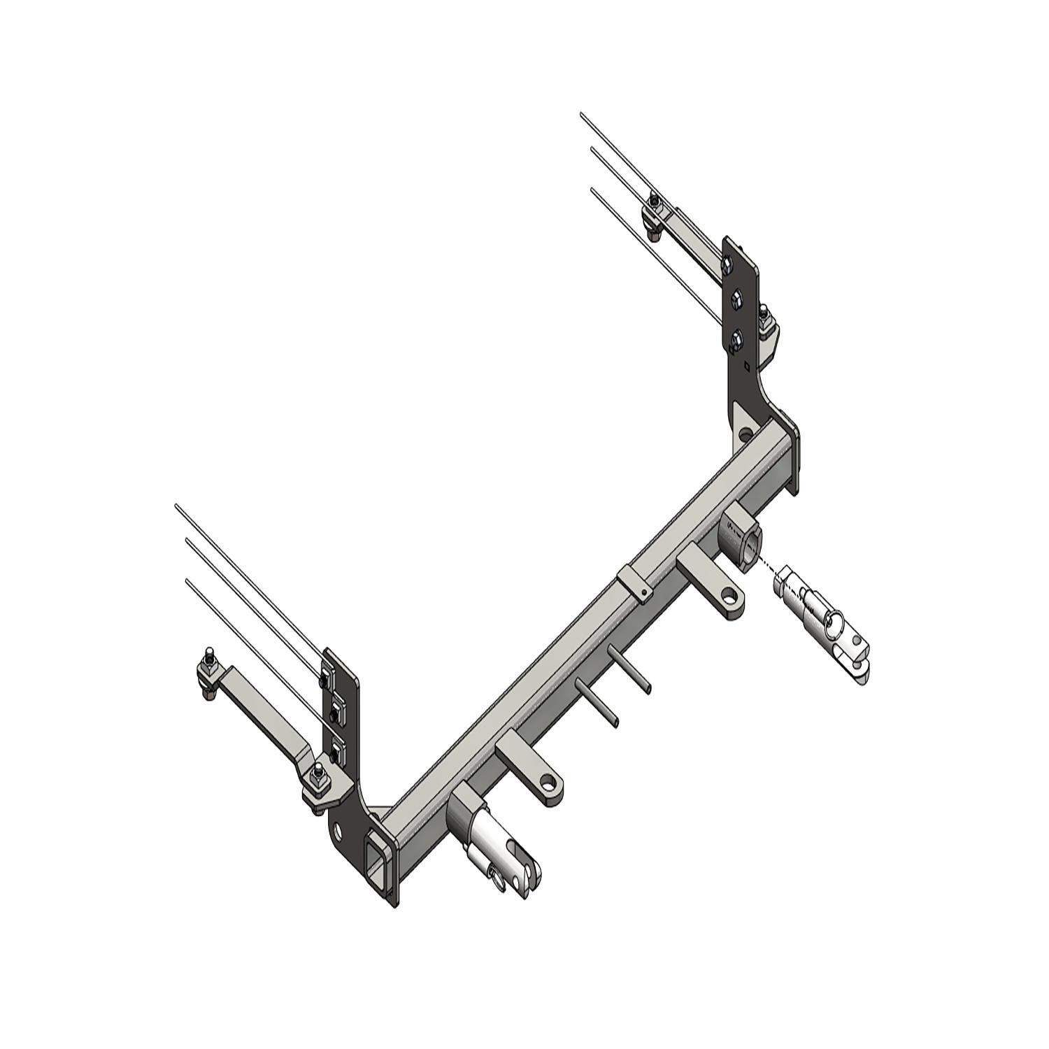 Blue Ox BX2344 Single Lug Removable Tabs with Safety Cable Hooks