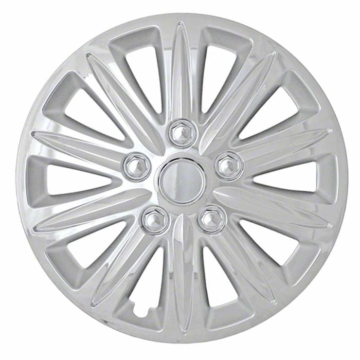 Coast to Coast Chrome Plated 15in 10 Spoke Plastic Universal Wheel ...