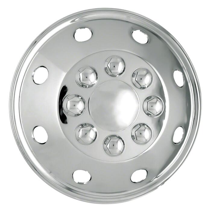 CCI 16in Chrome Plated Plastic Universal Wheel Cover/Hub Cap 4 Piece