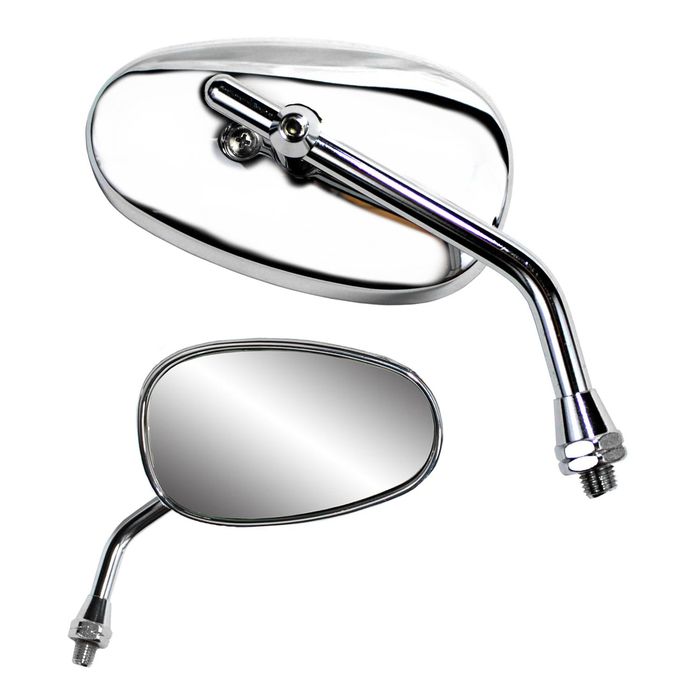 Ken Sean Chrome Universal Mini Classic Mirror