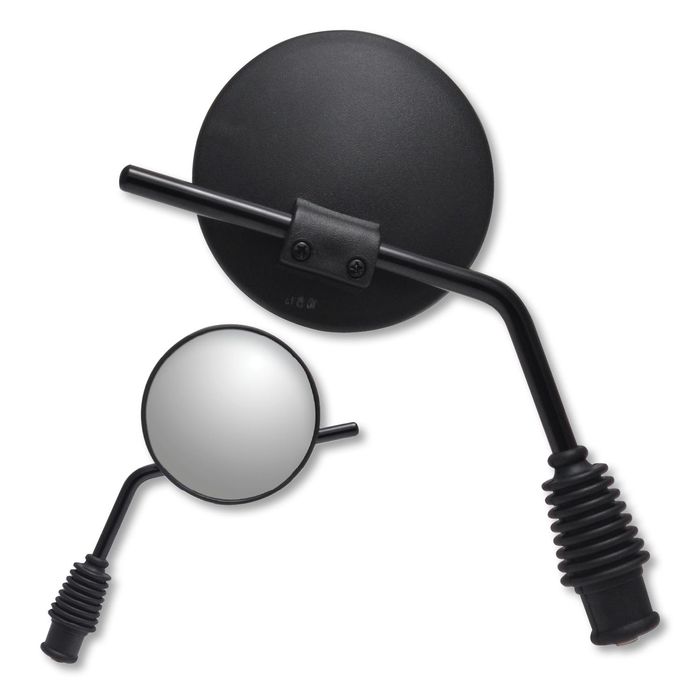 K-Source 10mm Reverse Thread Black Yamaha Dual Sport Mirror