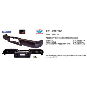 Supreme Collision Parts Group Step Bumper Assembly FO1103137DSC