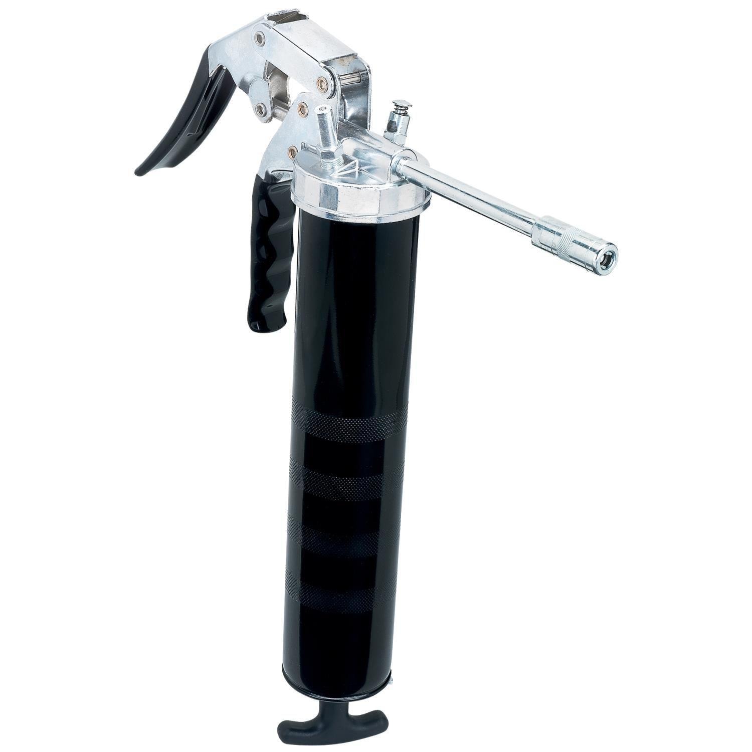 Lumax Heavy Duty Deluxe Pistol Grease Gun with 4in Rigid Pipe