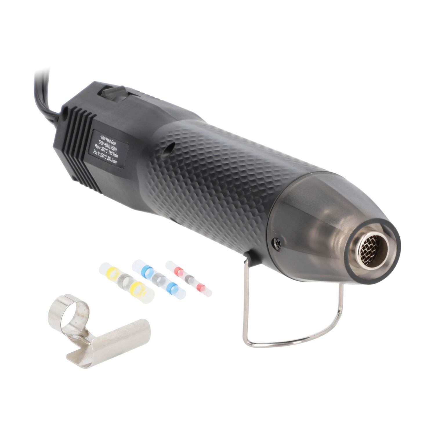 Metra Electronics 350 Watts Heat Gun with Assorted Solder Sleeves