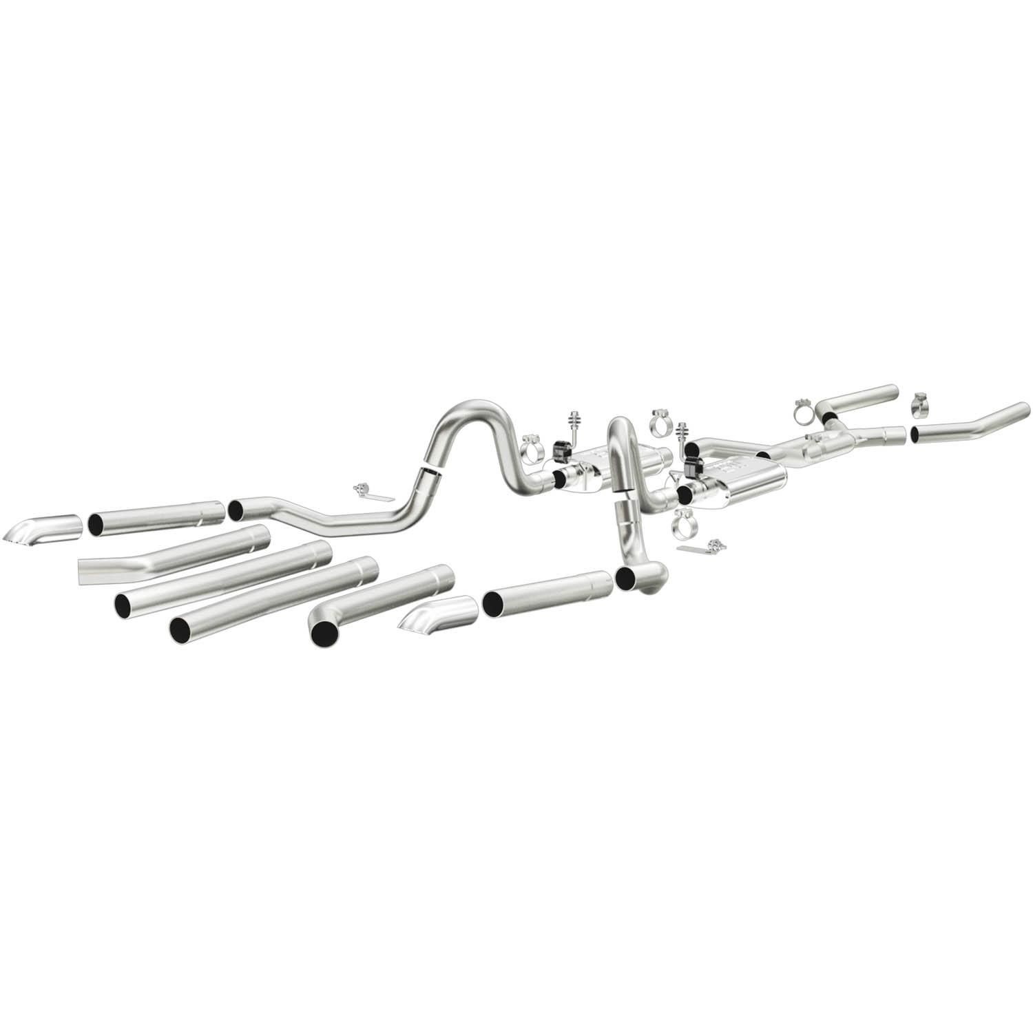 MagnaFlow Street Series Crossmember Back Performance Exhaust System Kit ...