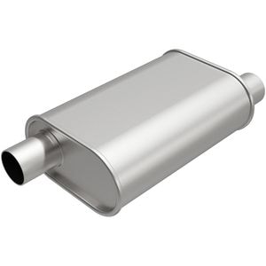 Rumble Exhaust 2in Offset Inlet x 2in Offset Outlet 4 x 11in Oval ...