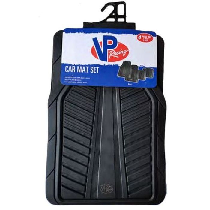 VP Racing Black PVC Roadway Car Mat Black 4 Piece