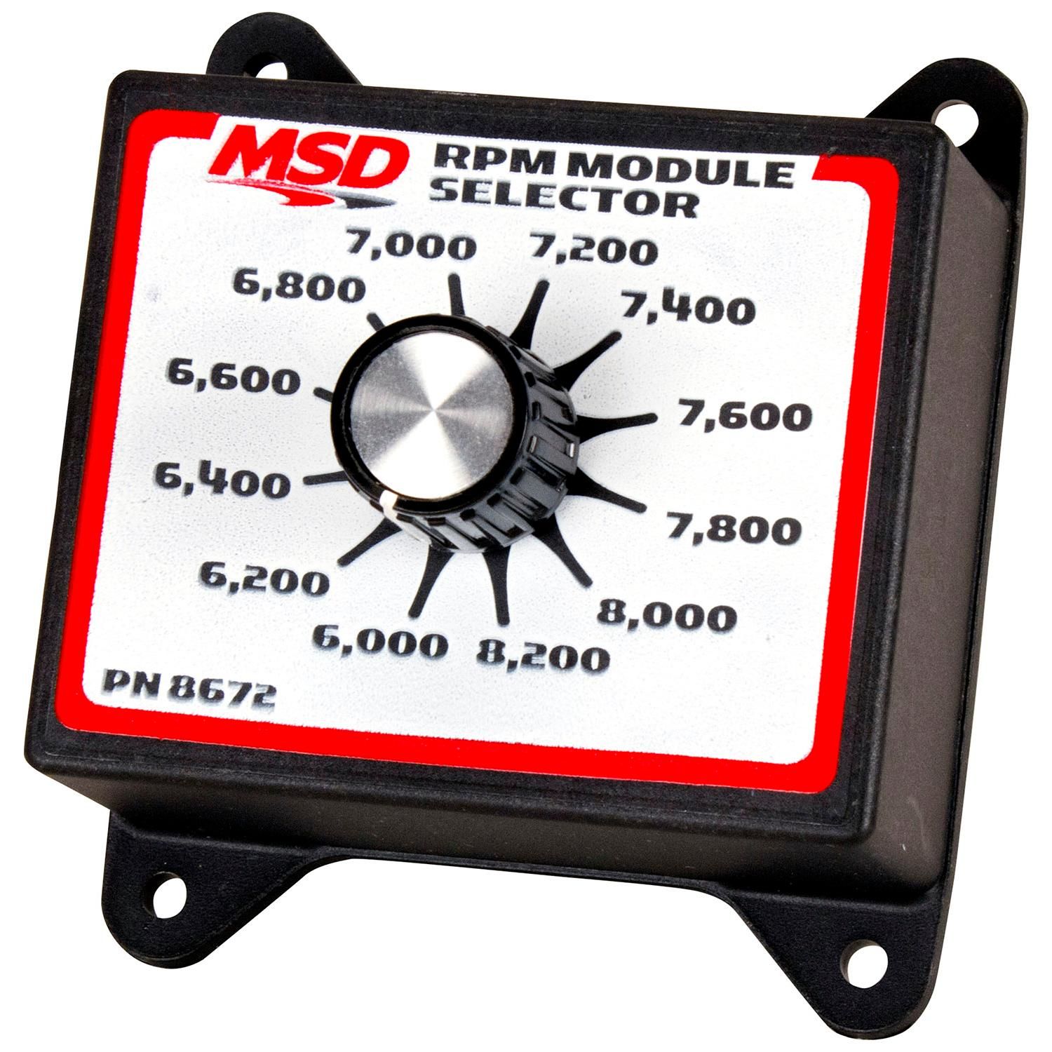 MSD 6,000-8,200 RPM Module Selector Switch