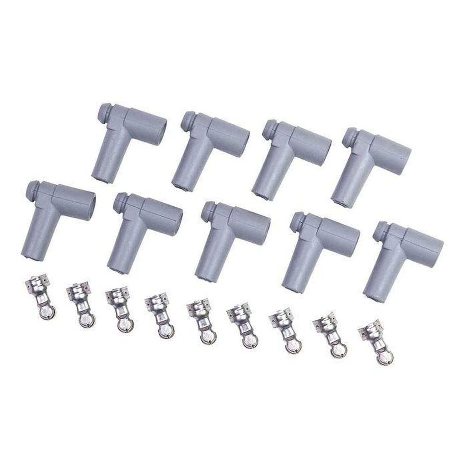 MSD 90 Degree High Temp Boots And Terminal 18 Piece