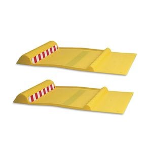 Maxsa Innovations PARK RIGHT Yellow Parking Mat 2 Piece