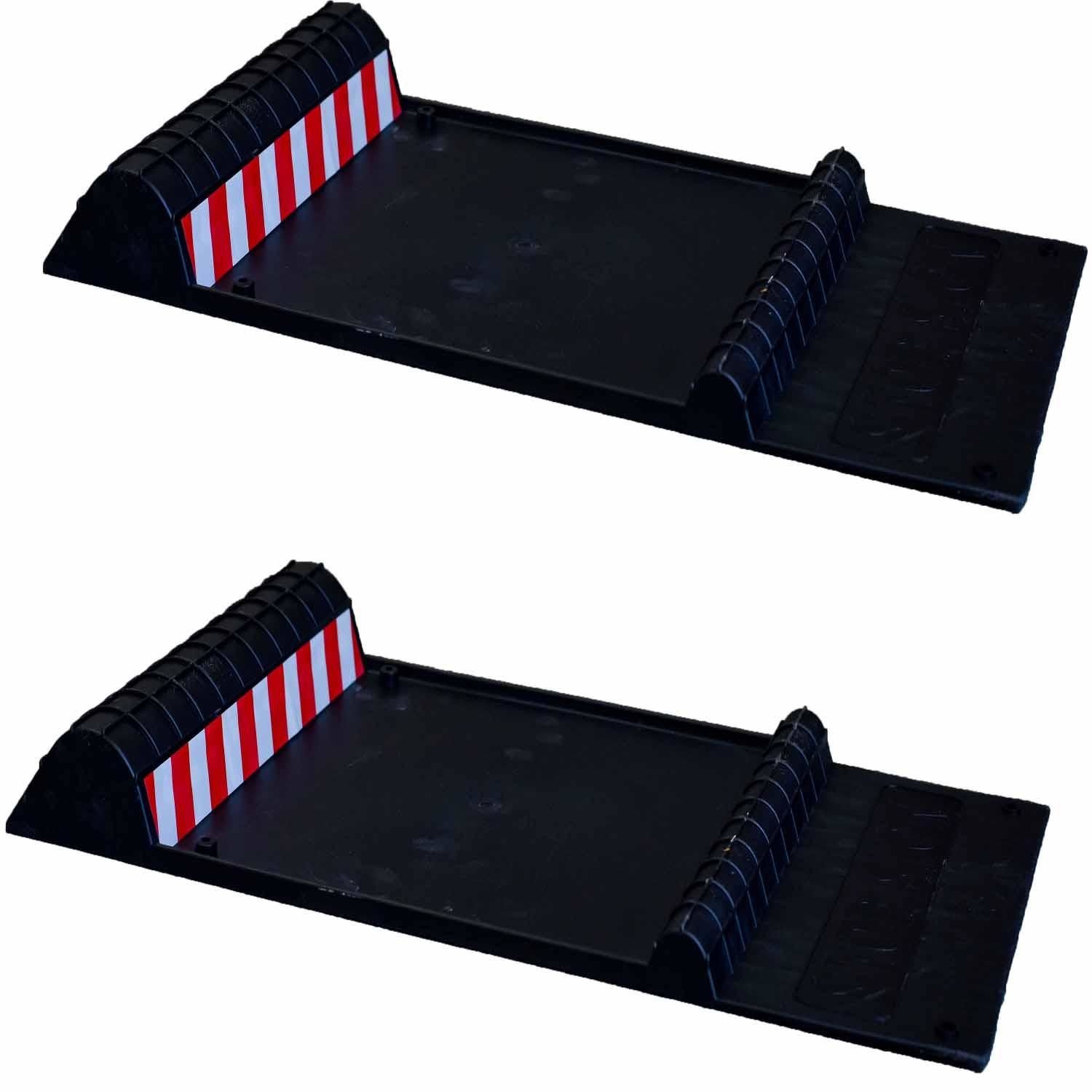 Maxsa Innovations PARK RIGHT Black Parking Mat 2 Piece