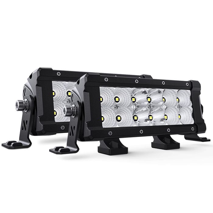 Nilight Nixmen 7.6in 60 Watts Spot Flood Combo 2 Piece 60 Watts LED ...