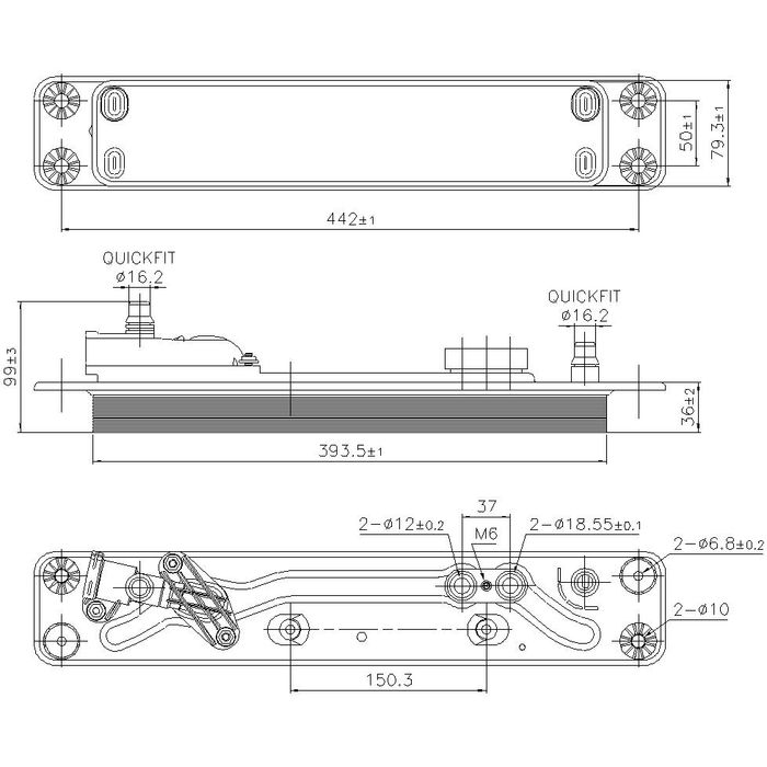 Nissens Automatic Transmission Oil Cooler 90837