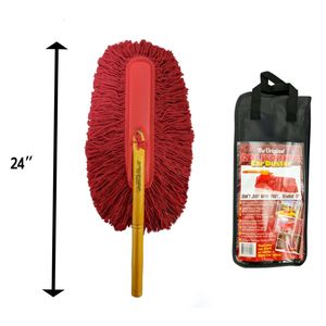 California Car Duster 26in Wood Handle Duster Includes Storage Bag