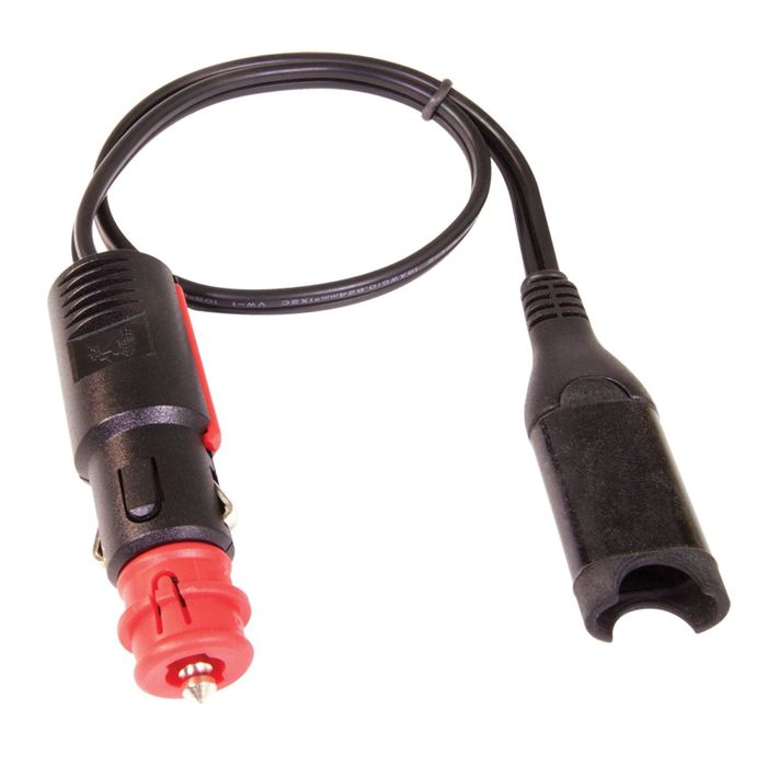 Tecmate Integrated 8 Amp Fuse and Removable Adjuster Battery Charging Cable