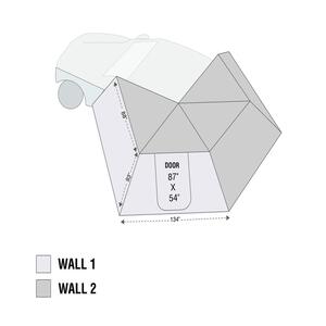 Overland Vehicle Systems Driver Side Wall 1 for Use with Nomadic 270 Awning