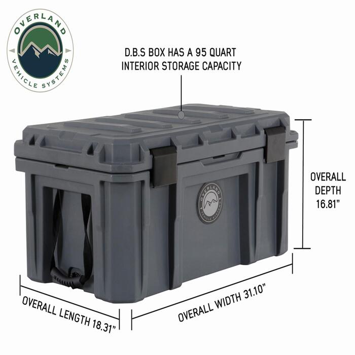 Overland Vehicle Systems 95Qt 18.31in Lenght x 31.10in Wide x 16.81in ...