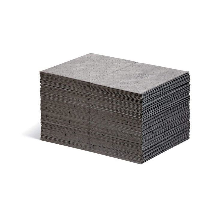 New Pig 15in x 20in Universal Lightweight Oil Absorbent Mat 200 Piece