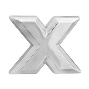 Pilot Chrome Letter X Emblem