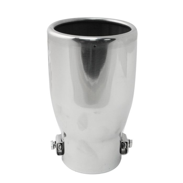 Pilot 2 1/2in x 3 1/2in Mirror Polished Exhaust Tip