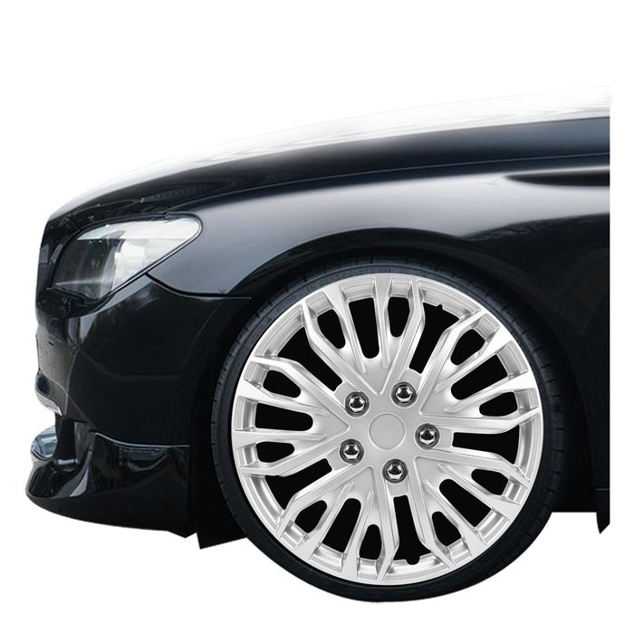 Pilot Silver 16in Universal Wheel Cover/Hub Cap