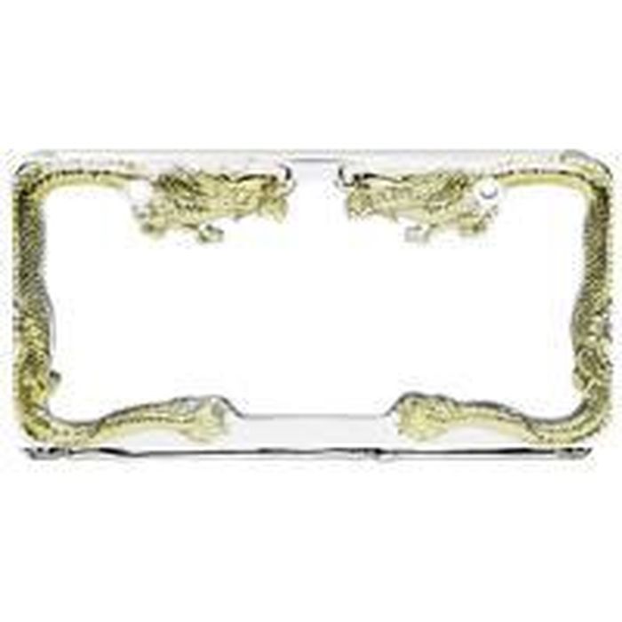 Pilot Dragon Gold License Plate Frame