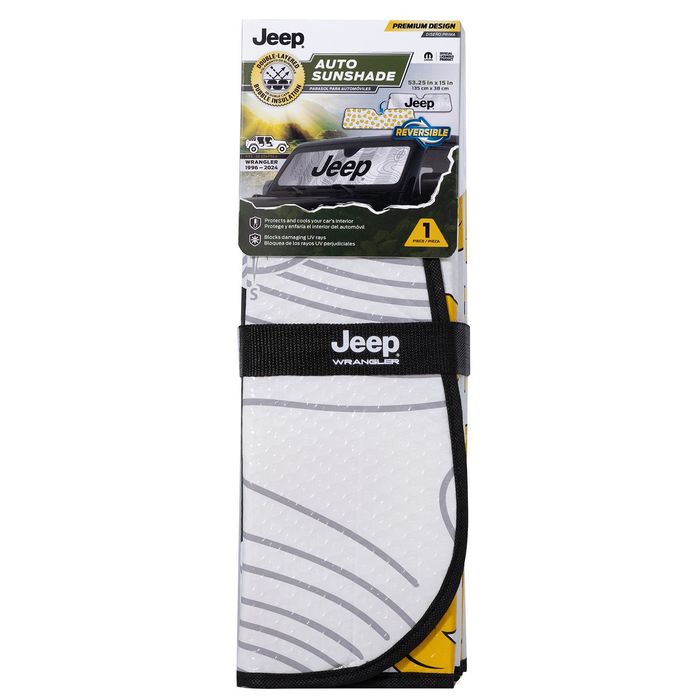 Plasticolor Reversable Jeep Duck Accordion Sunshade