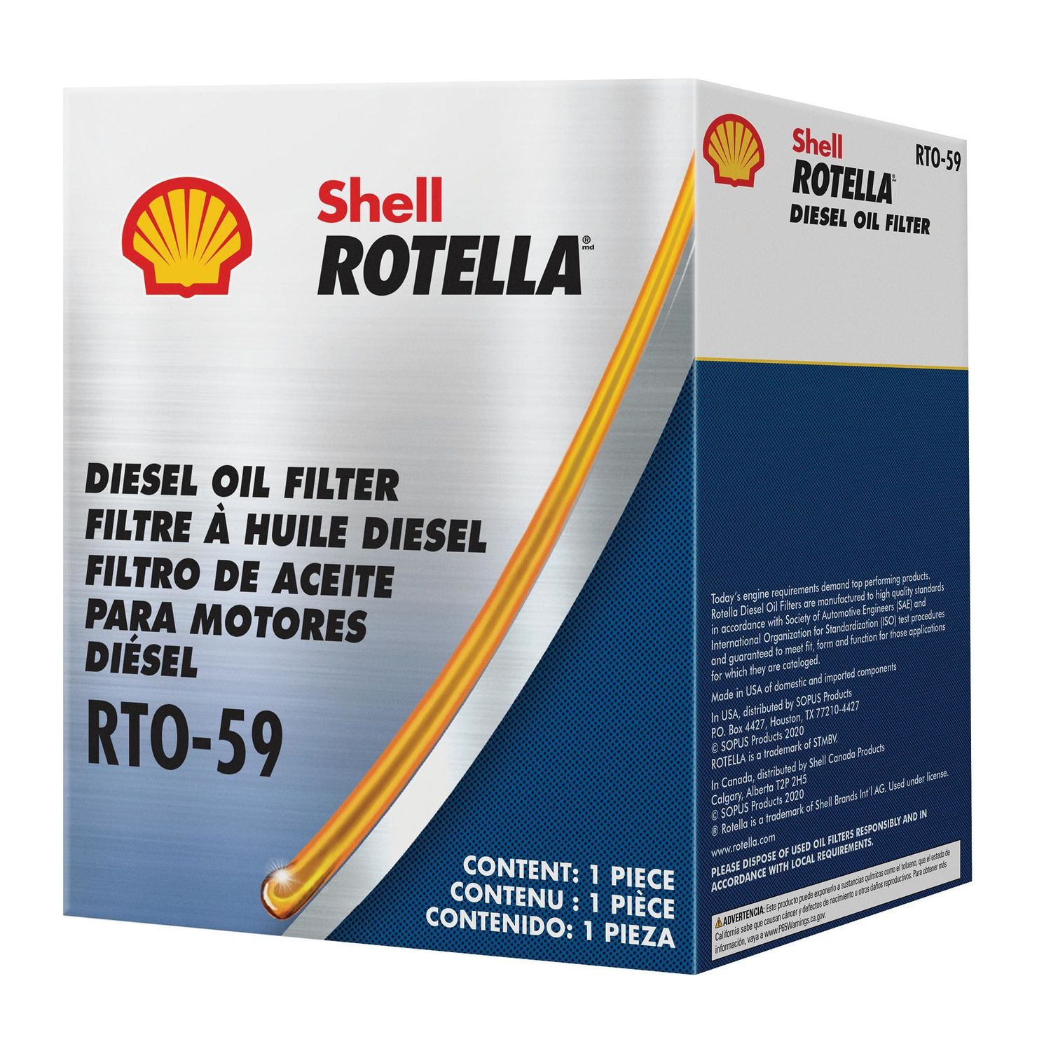 Shell Rotella Oil Filter RTO59
