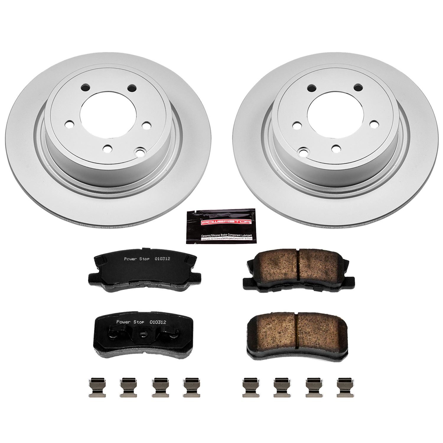 PowerStop Performance Brake Pads Rotors Kit CRK1630