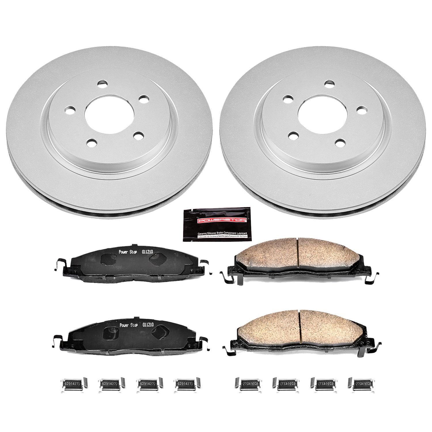 PowerStop Performance Brake Pads Rotors Kit CRK5487