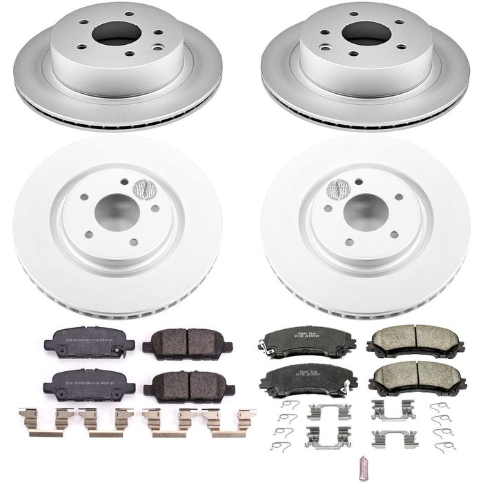 PowerStop Performance Brake Pads Rotors Kit CRK7033