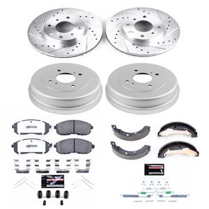 PowerStop Performance Brake Pad/Rotor-Drum/Shoe Kit K15207DK-26