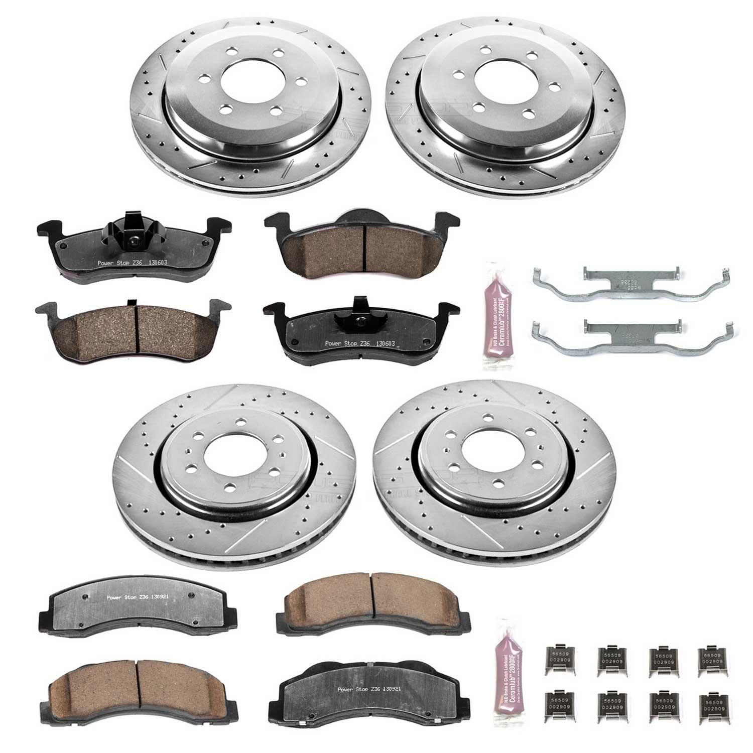 Power Stop Performance Brake Pads Rotors Kit K5577-36