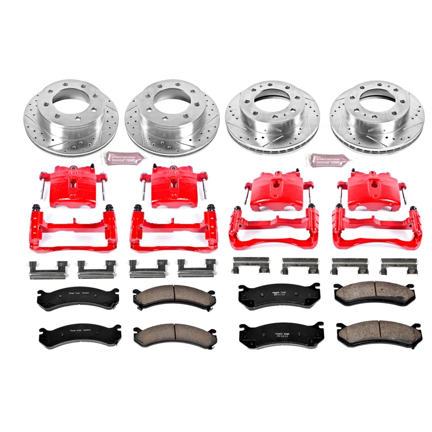PowerStop Performance Brake Pads Rotors Kit KC2073