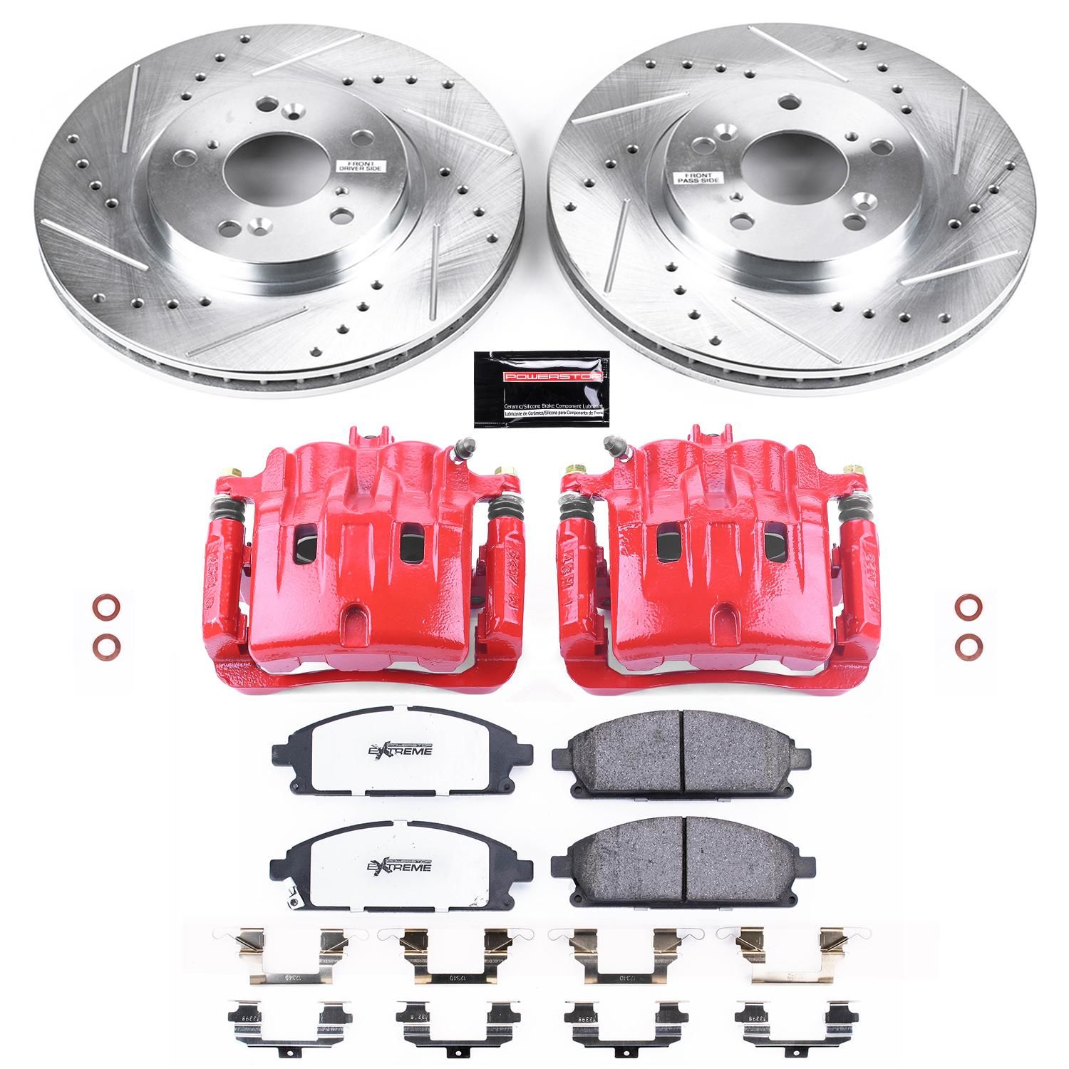 PowerStop Performance Brake Pads Rotors Kit KC2290-36