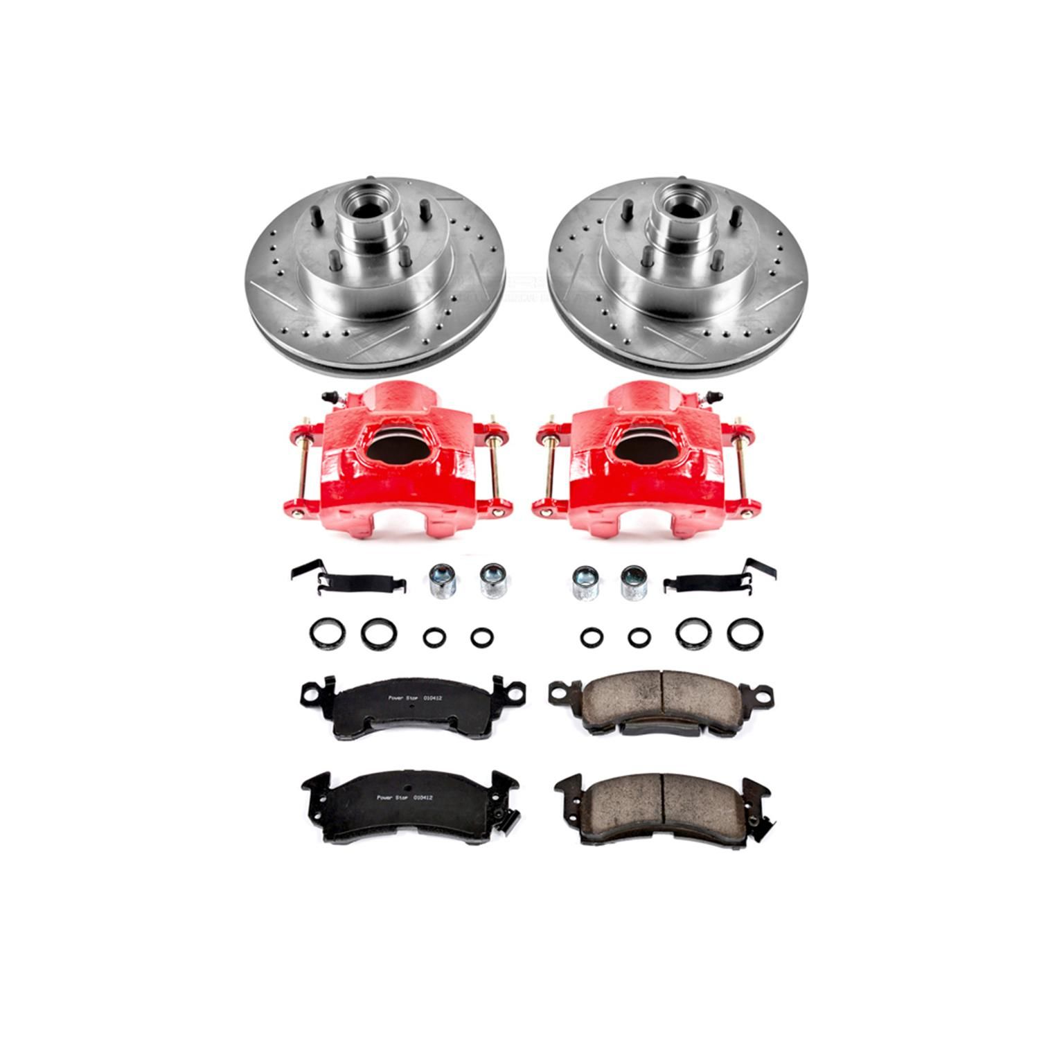Power Stop Performance Brake Pads Rotors Kit KC2580