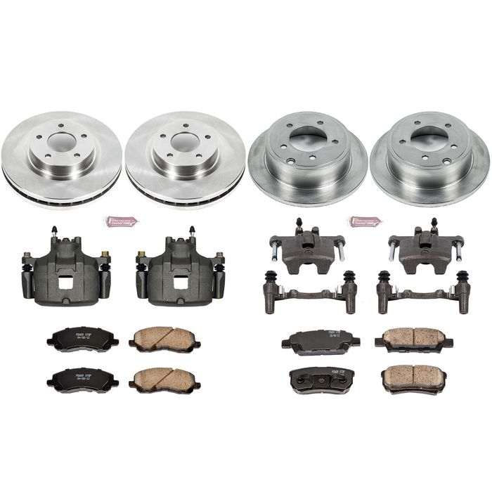 PowerStop Performance Brake Pads Rotors Kit KCOE2840A