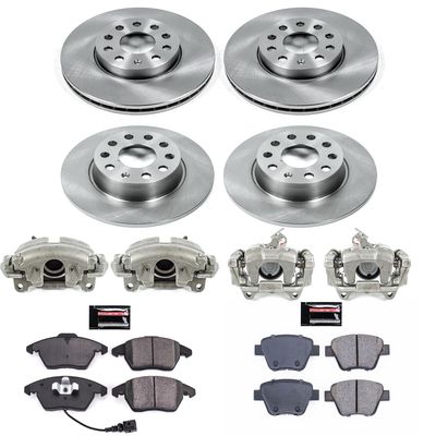 PowerStop Performance Brake Pads Rotors Kit KCOE5747