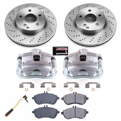 PowerStop Performance Brake Pads Rotors Kit KCOE7766