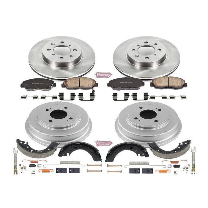 PowerStop Performance Brake Pad/Rotor-Drum/Shoe Kit KOE15087DK