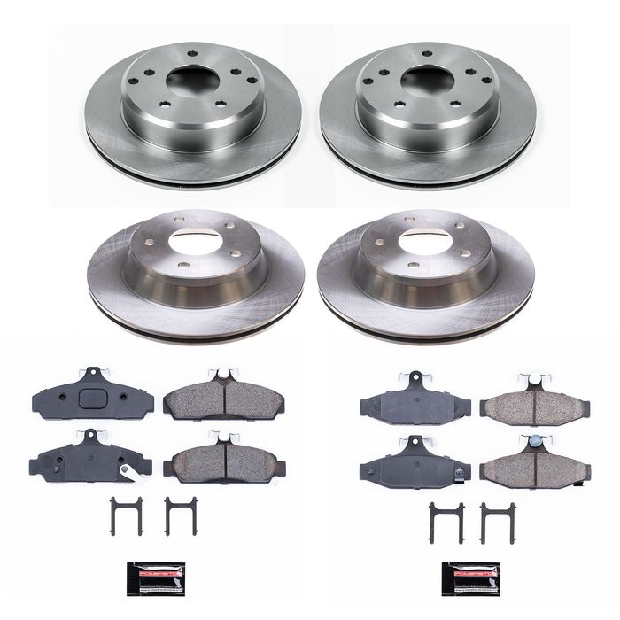 PowerStop Performance Brake Pads Rotors Kit KOE4234