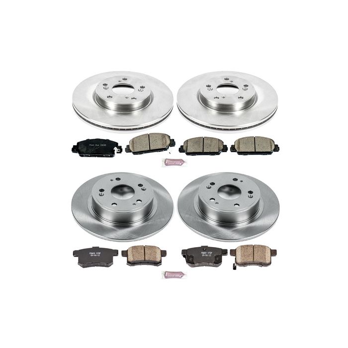 PowerStop Performance Brake Pads Rotors Kit KOE6778