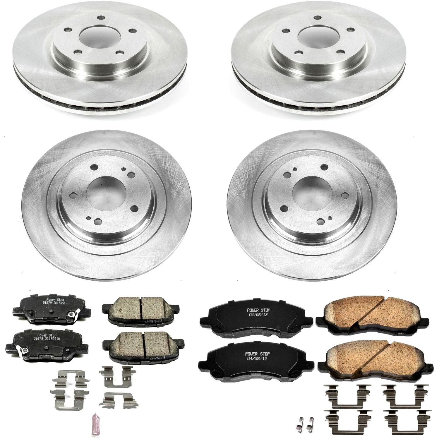 Power Stop Performance Brake Pads Rotors Kit Koe6796