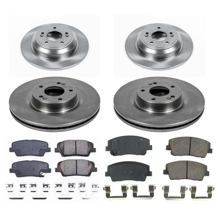 PowerStop Performance Brake Pads Rotors Kit KOE8506