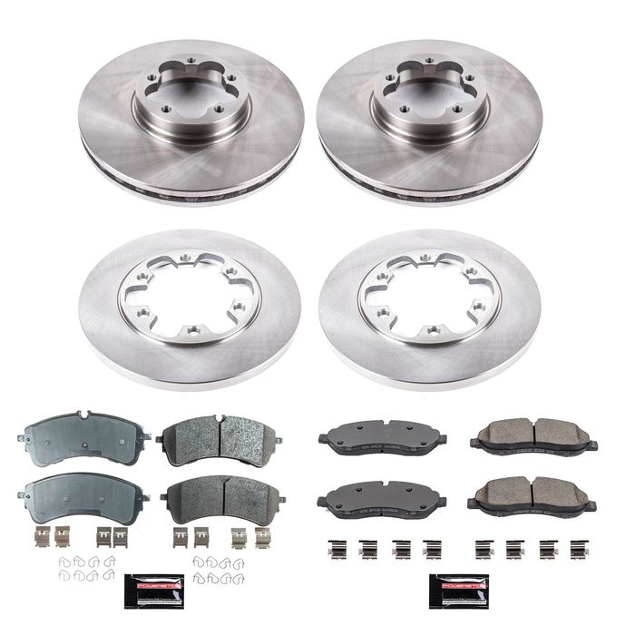 PowerStop Performance Brake Pads Rotors Kit KOE8806