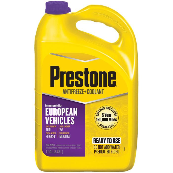 Prestone Purple Pre-Mixed Antifreeze/Engine Coolant 1 Gallon