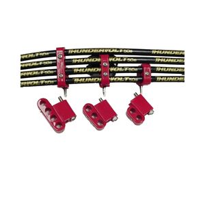 Taylor Cable 7-8mm Blue Vertical Wire Loom Kit