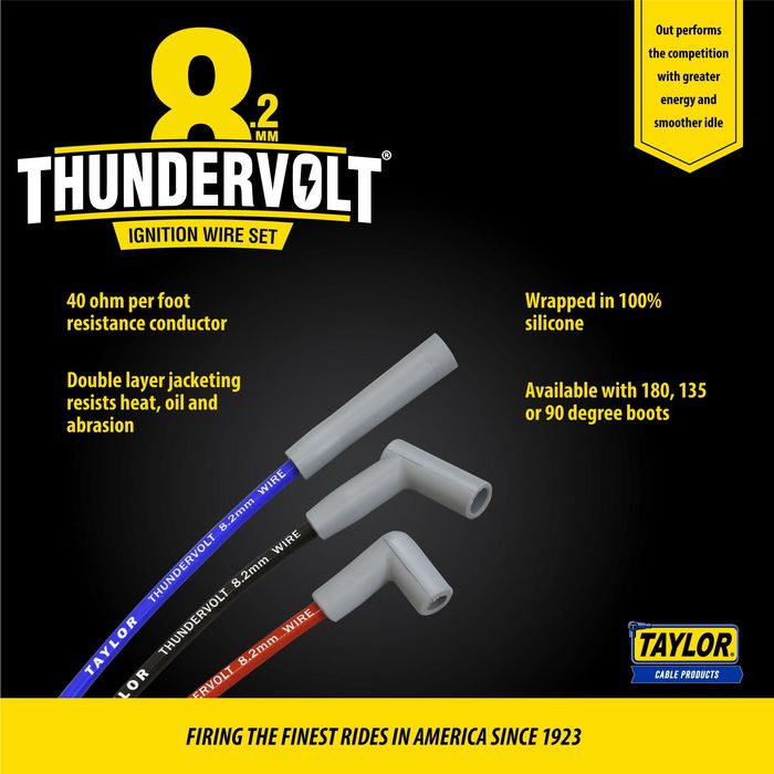 Taylor Cable Single Lead Spark Plug Wire 45163